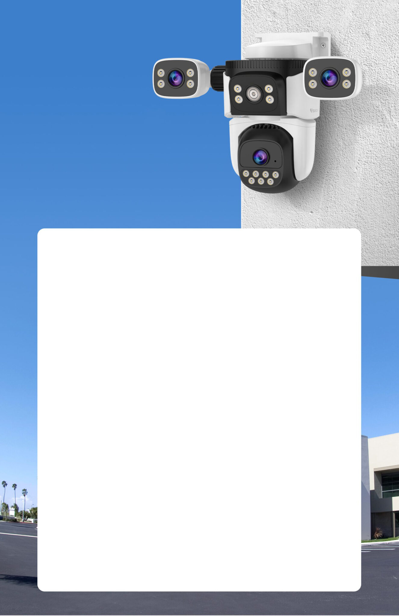 Three-Lens Security Camera Factory