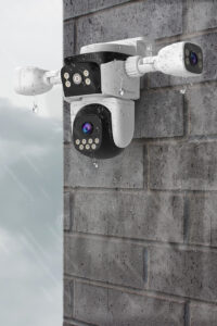 Three-Lens Security Camera Factory