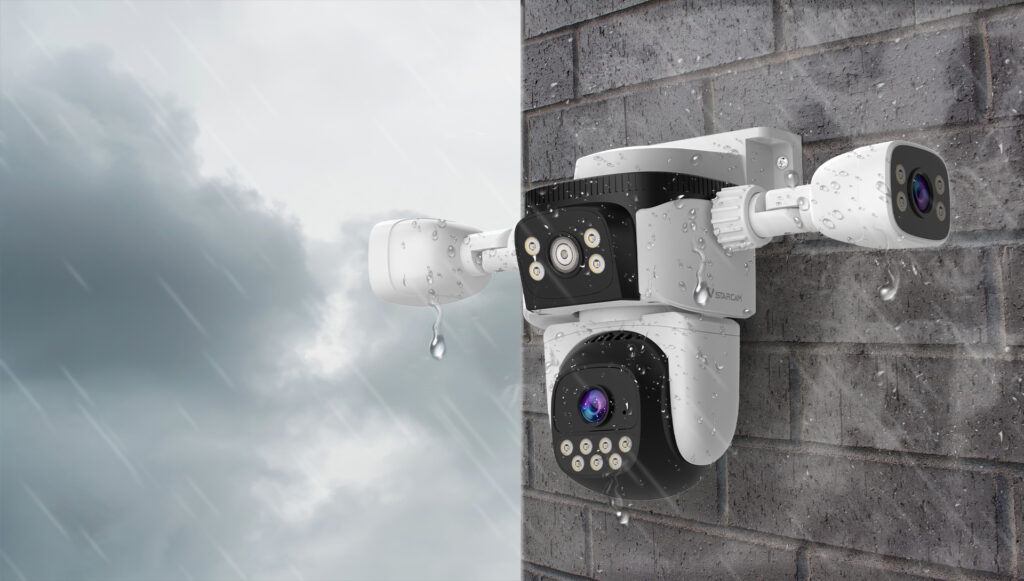 Three-Lens Security Camera Factory