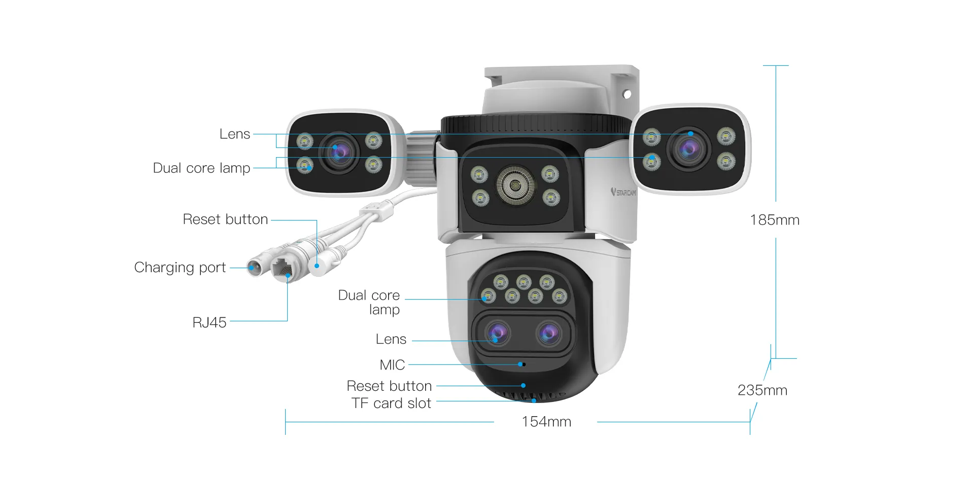 PTZ cameras wholesale ODM surveillance cameras