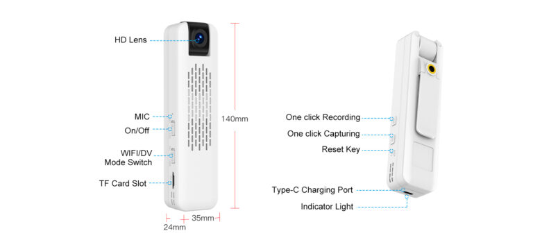 Custom security cameras CB77WP