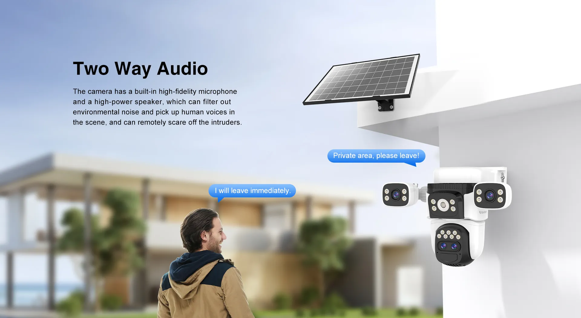 Quad-Lens Multi-Screen Zoom WiFi Camera